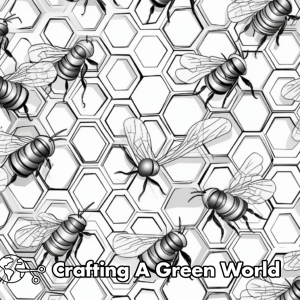 Honeycomb Coloring Pages - Free & Printable!
