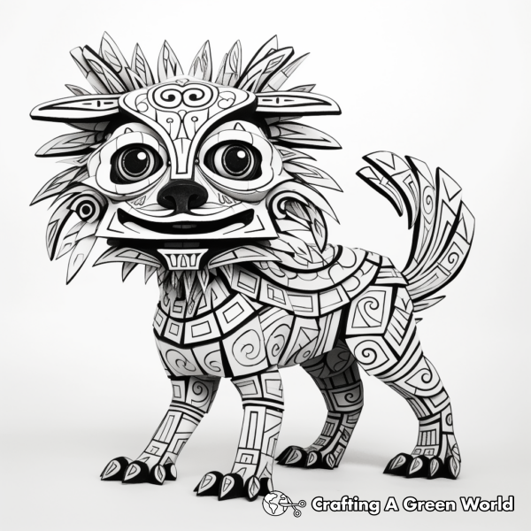 Alebrije Coloring Pages - Free & Printable!