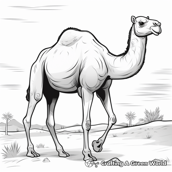 Camel Coloring Pages - Free & Printable!