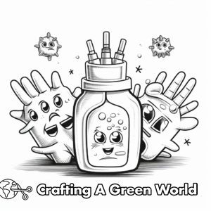 Germs Coloring Pages - Free & Printable!