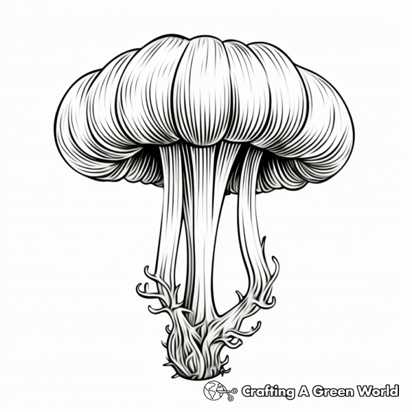 Realistic Mushroom Coloring Pages - Free & Printable!