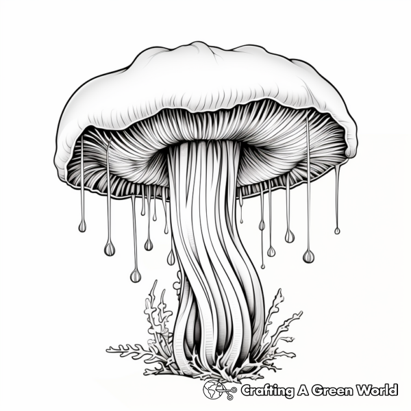 Realistic Mushroom Coloring Pages - Free & Printable!