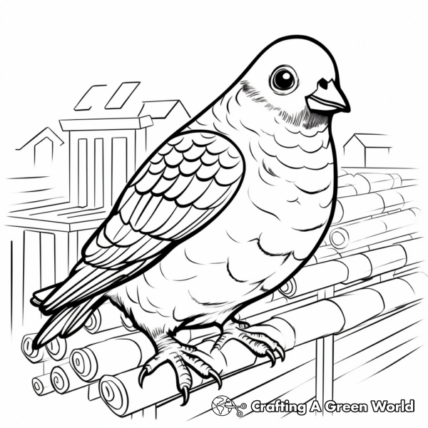 Pigeon Coloring Pages - Free & Printable!