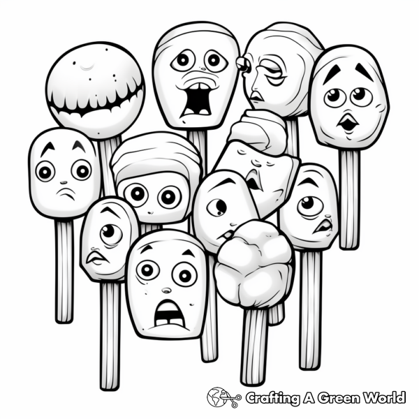 Bubble Gum Coloring Pages - Free & Printable!