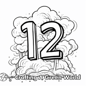 Number Coloring Pages - Free & Printable!