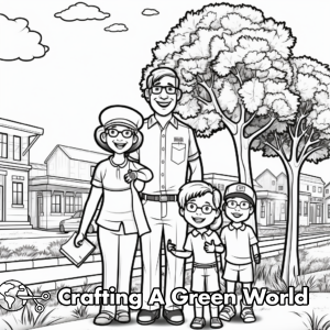 Arbor Day Coloring Pages - Free & Printable!