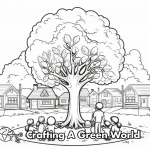 Arbor Day Coloring Pages - Free & Printable!