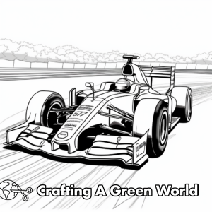 Race Car Coloring Pages - Free & Printable!