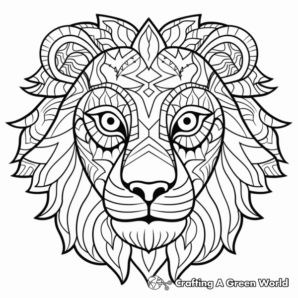 Animal Faces Coloring Pages - Free & Printable!