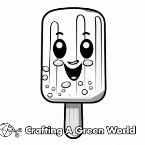 Popsicle Coloring Pages - Free & Printable!