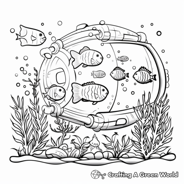 Aquarium Coloring Pages - Free & Printable!