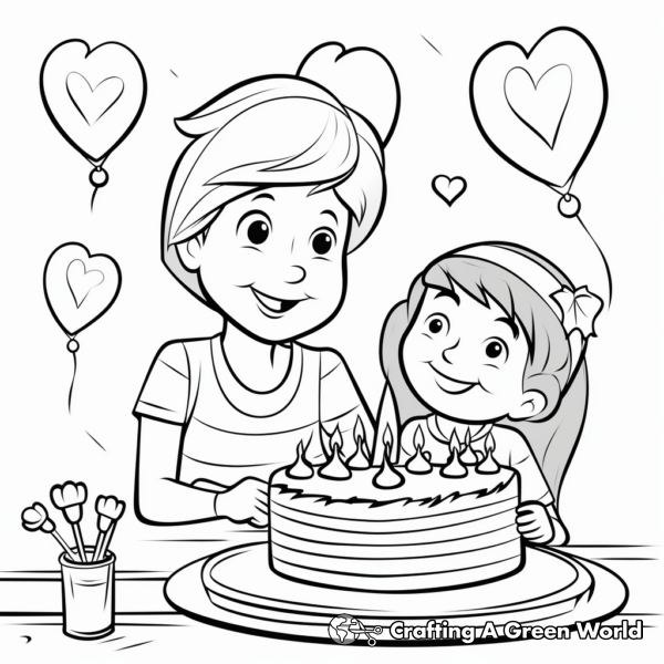 Happy Birthday Mom Coloring Pages - Free & Printable!