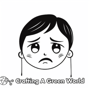 Sad Face Coloring Pages - Free & Printable!