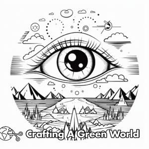 Eye Coloring Pages - Free & Printable!