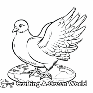 Peace Dove Coloring Pages - Free & Printable!