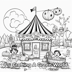 F Is For Fall Coloring Pages - Free & Printable!