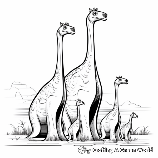 Brachiosaurus Coloring Pages - Free & Printable!