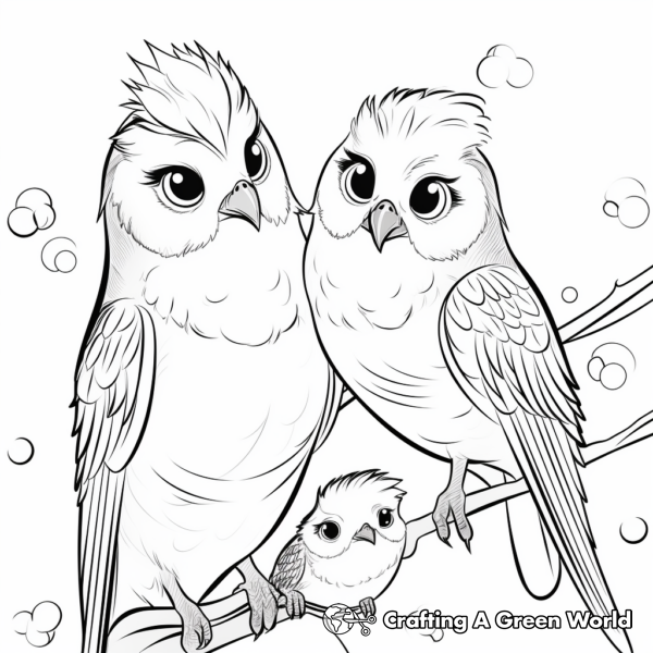Cockatiel Coloring Pages - Free & Printable!