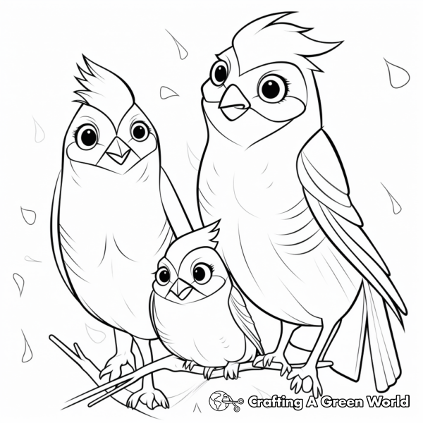 Cockatiel Coloring Pages - Free & Printable!