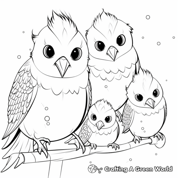 Cockatiel Coloring Pages - Free & Printable!