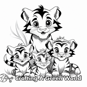 Cute Baby Tiger Coloring Pages - Free & Printable!