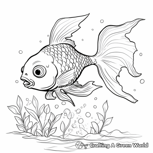 Goldfish Coloring Pages - Free & Printable!