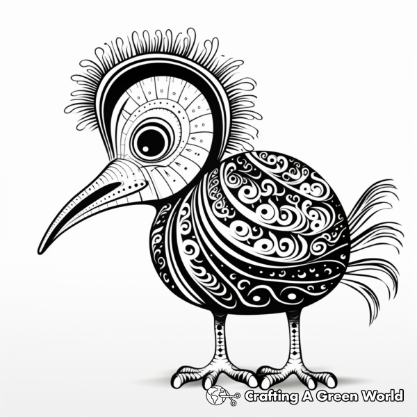 Kiwi Bird Coloring Pages - Free & Printable!
