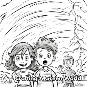Thunderstorm Coloring Pages - Free & Printable!