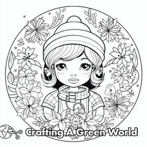 December Coloring Pages - Free & Printable!