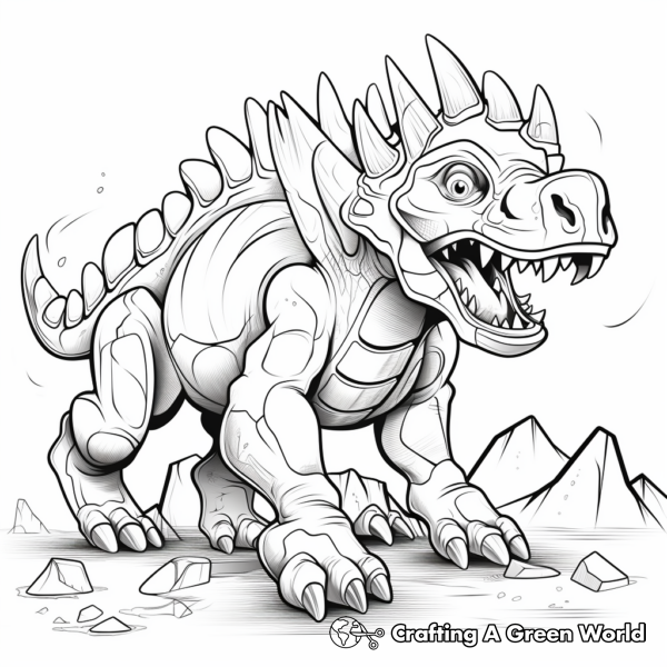 Triceratops Coloring Pages - Free & Printable!