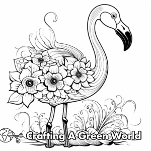 Flower Animal Coloring Pages - Free & Printable!