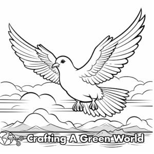 Dove Coloring Pages - Free & Printable!