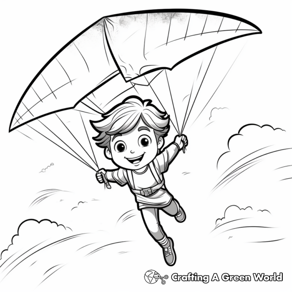 'K' Is For Kite Coloring Pages - Free & Printable!