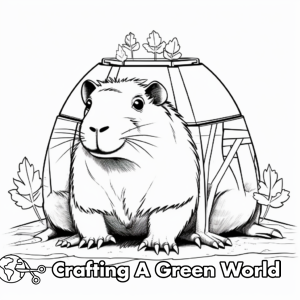 Capybara Coloring Pages - Free & Printable!