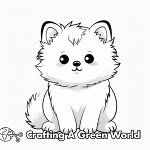 Arctic Fox Coloring Pages - Free & Printable!