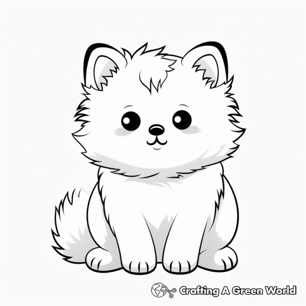 Arctic Fox Coloring Pages - Free & Printable!