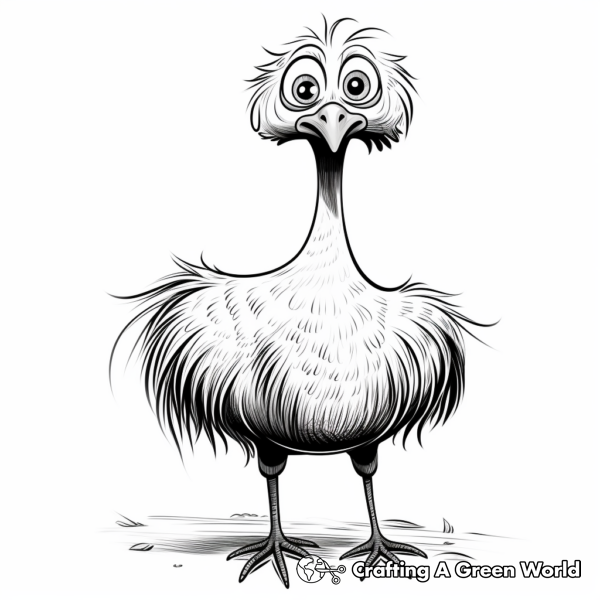 Emu Coloring Pages - Free & Printable!