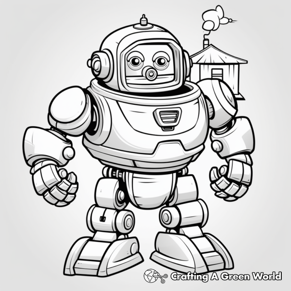 Robot Coloring Pages - Free & Printable!