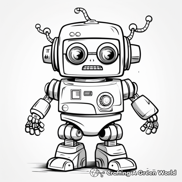 Robot Coloring Pages - Free & Printable!