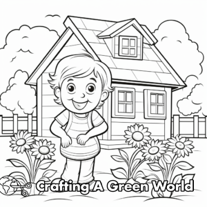 Spring Preschool Coloring Pages - Free & Printable!