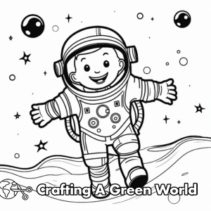 Astronaut Coloring Pages - Free & Printable!