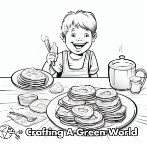 Food Coloring Pages - Free & Printable!