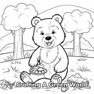 Brown Bear Coloring Pages - Free & Printable!