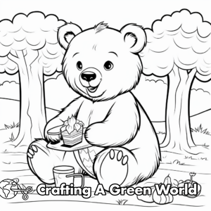 Brown Bear Coloring Pages - Free & Printable!