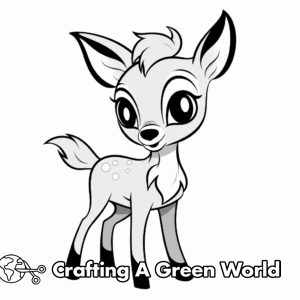 Easy Deer Coloring Pages - Free & Printable!