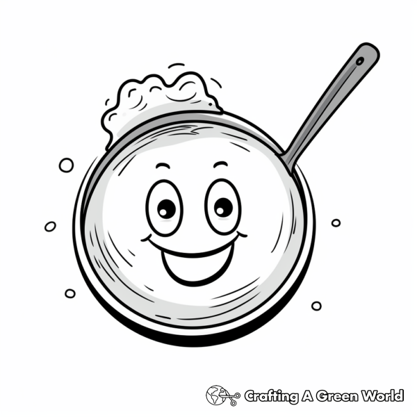 Fried Egg Coloring Pages - Free & Printable!