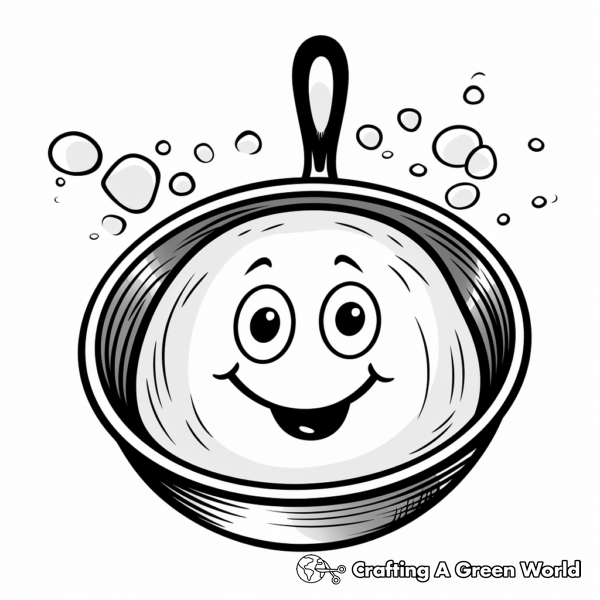Fried Egg Coloring Pages - Free & Printable!