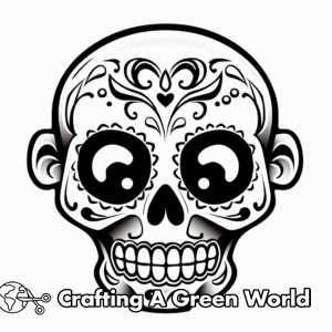 Sugar Skull Coloring Pages - Free & Printable!