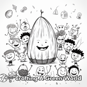 Avocado Coloring Pages - Free & Printable!