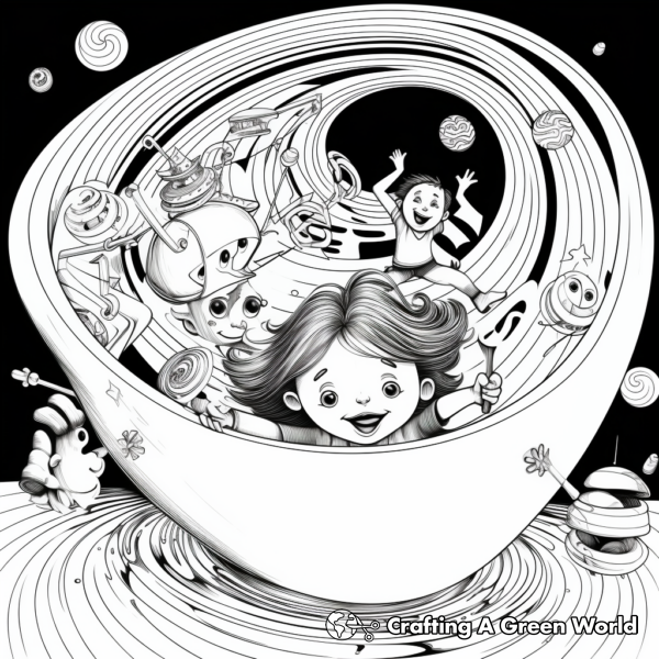 Swirl Coloring Pages - Free & Printable!
